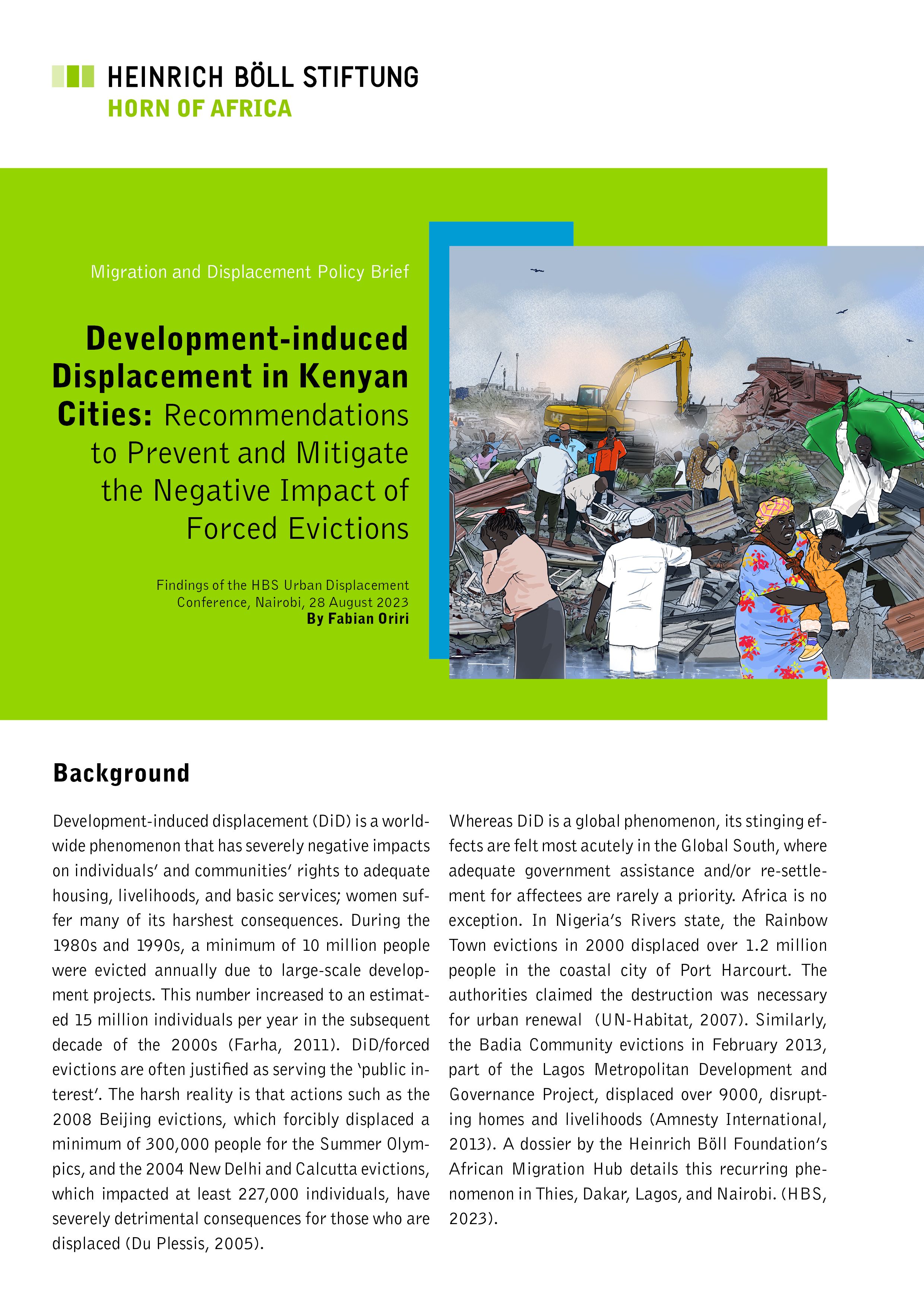 Urban Displacement | Heinrich-Böll-Stiftung | Horn of Africa | Ethiopia ...